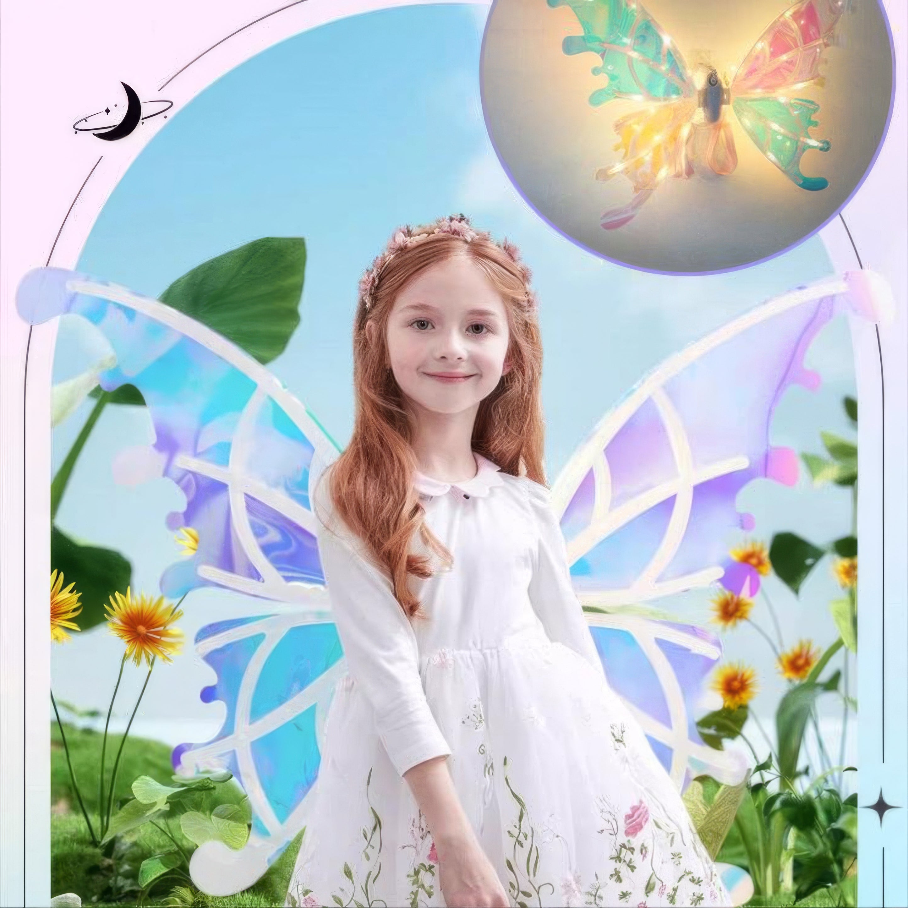 LED Butterfly Wings for Kids - Magical, Light-Up Butterfly Wings ...
